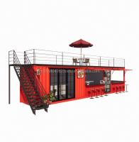 China Modern Luxurious 20ft 10ft Mini Cafe Bar Restaurant House Container Coffee Shop Prefabricated Steel Interior Design for Mall for sale