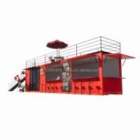 China Modern Luxurious 20ft 10ft Mini Cafe Bar Restaurant House Container Coffee Shop Prefabricated Steel Interior Design for Mall for sale