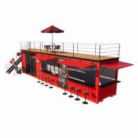 China Modern Luxurious 20ft 10ft Mini Cafe Bar Restaurant House Container Coffee Shop Prefabricated Steel Interior Design for Mall for sale