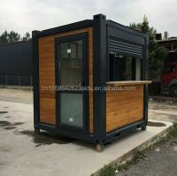 China Galvanized Steel Square Tubes Houses Suitable for Mobile Coffee Truck Bar and Shipping Container Bar for sale