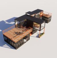 China Affordable Beautiful House with Walls Multiple Combinations of 20ft Prefab Home Tiny Houses Container in Customized Color for sale