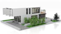 China Foldable Puerto Rico Living 40ft Luxury Pack Shipping Container Casas Modulares Prefabricadas Pre Fab House for Market for sale