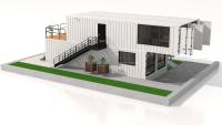 China Foldable Puerto Rico Living 40ft Luxury Pack Shipping Container Casas Modulares Prefabricadas Pre Fab House for Market for sale
