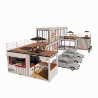 China 40ft Mobile Bar Restaurant Container Hotel Steel Container Storage Prefab Building with Galvanized Steel Frame and Bending for sale