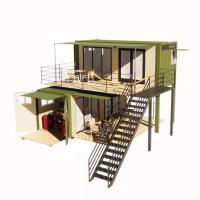 China 20ft or 40ft Foldable Puerto Rico Living Luxury Flat Pack Shipping Container Casas Modulares Prefabricadas Pre Fab House for sale