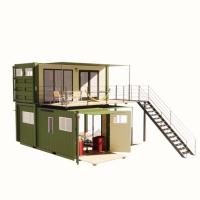 China 20ft or 40ft Foldable Puerto Rico Living Luxury Flat Pack Shipping Container Casas Modulares Prefabricadas Pre Fab House for sale