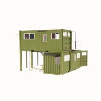 China 20ft or 40ft Foldable Puerto Rico Living Luxury Flat Pack Shipping Container Casas Modulares Prefabricadas Pre Fab House for sale
