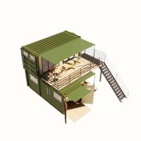 China 20ft or 40ft Foldable Puerto Rico Living Luxury Flat Pack Shipping Container Casas Modulares Prefabricadas Pre Fab House for sale