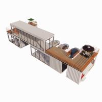 China 40ft Mobile Bar Restaurant Container Hotel Steel Container Storage Prefab Building with Galvanized Steel Frame and Bending for sale