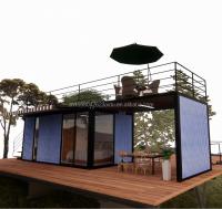 China Shop Modern and Easy-to-Assemble Prefab Modular House with 50/75/100mm Wave Sandwich Panel Walls for sale