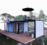 China Shop Modern and Easy-to-Assemble Prefab Modular House with 50/75/100mm Wave Sandwich Panel Walls for sale