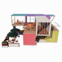 China Easy Assembly and Disassembly 20ft/40ft Modular Prefab Storage Shipping Container Homes Bar with Aluminum Alloy Windows for sale