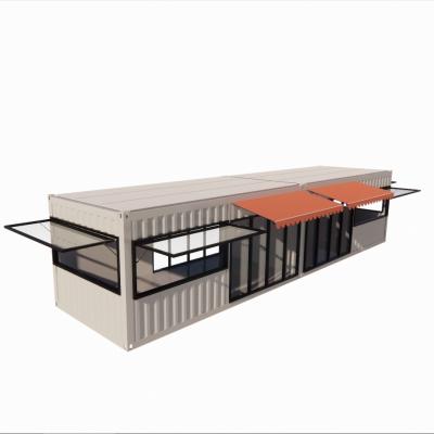 China 20ft 40ft Portable Kiosk Modified Prefab Modular Coffee Shop Shipping Container Bar Transforming Your Bathroom Experience for sale