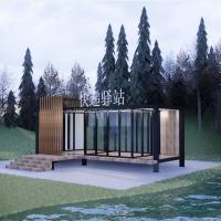 China 50/75/100mm Wave Sandwich Panel Wall Container House Prefabricated Mobile Villa for Modern Design for sale