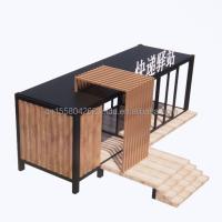 China 50/75/100mm Wave Sandwich Panel Wall Container House Prefabricated Mobile Villa for Modern Design for sale