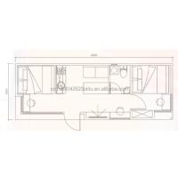 China EU CE Certified Prefabricated Luxury Bedroom Container Home Sandwich Panel Studio Hotel House Customized Color for sale