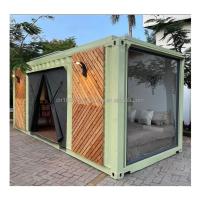 China Aluminum Alloy Windows 20ft40ft 2 Bedroom Container Glass Door Prefabricated Living Container House Home Studio for Studio for sale