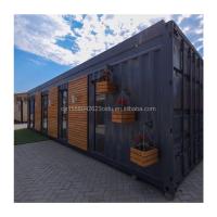 China Aluminum Alloy Windows 20ft40ft 2 Bedroom Container Glass Door Prefabricated Living Container House Home Studio for Studio for sale