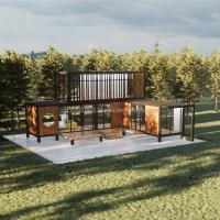 China Movable Galvanized Steel Container House for Villa Office and Public Toilet Prefabricated Villa for sale