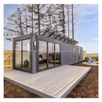 China Aluminum Alloy Windows 20ft40ft 2 Bedroom Container Glass Door Prefabricated Living Container House Home Studio for Studio for sale