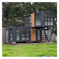 China Aluminum Alloy Windows 20ft40ft 2 Bedroom Container Glass Door Prefabricated Living Container House Home Studio for Studio for sale