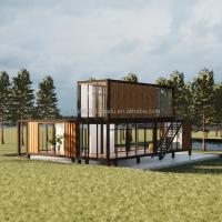 China Movable Galvanized Steel Container House for Villa Office and Public Toilet Prefabricated Villa for sale
