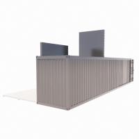 China Wall 50/75/100mm Wave Sandwich Panel Portable House Mobile Homes Prefabricated Shipping Container Bar Aluminum Alloy Windows for sale