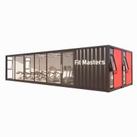 China 40ft Prefab Shipping Container Bar with 50/75/100mm Wave Sandwich Panel Walls for sale
