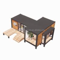China Modern Design Luxury Glass Wall Prefab Container House StrayBirds Prefabricated Modular Home Hotel for Resort Villa for sale