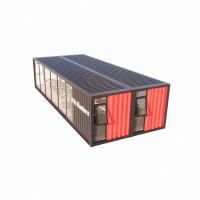 China 40ft Prefab Shipping Container Bar with 50/75/100mm Wave Sandwich Panel Walls for sale