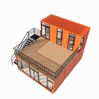 China Prefab Shipping Container Pop Up Coffee Shop Restaurant Wall Options of 50/75/100mm Wave Sandwich Panel for sale