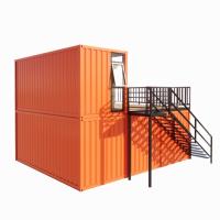 China Prefab Shipping Container Pop Up Coffee Shop Restaurant Wall Options of 50/75/100mm Wave Sandwich Panel for sale