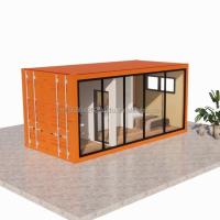 China Prefab Living Container House Mobile Container Home With Bathroom Kitchen bedroom Customized Color Aluminum Alloy Windows for sale