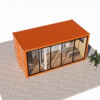 China Prefab Living Container House Mobile Container Home With Bathroom Kitchen bedroom Customized Color Aluminum Alloy Windows for sale