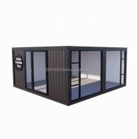 China 2023 Prefabricated Modular Container Houses with Aluminum Alloy Windows and Galvanized Steel Square Tubes for sale