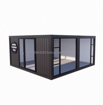 China 2023 Prefabricated Modular Container Houses with Aluminum Alloy Windows and Galvanized Steel Square Tubes for sale