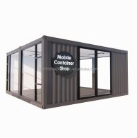 China 2023 Prefabricated Modular Container Houses with Aluminum Alloy Windows and Galvanized Steel Square Tubes for sale