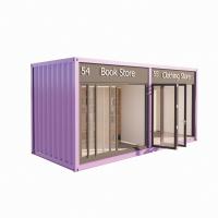 China 20ft Container Pop Up Coffee Shop Restaurant Mobile Container Bar with Modern Design and Customized Color for sale