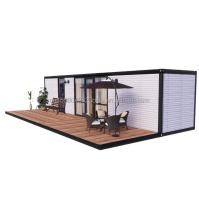 China Hotel 20ft Removable Mini Sandwich Panel Steel Prefabricated Flat Pack Prefabricated Small Modular Garden House Kit for sale