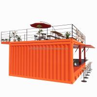 China Shop Mini 20ft Pop-up Store Container Bar Stall with Sturdy Modular Design and Wall 50/75/100mm Wave Sandwich Panel for sale