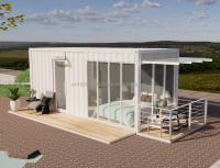 China 20ft Steel Frame Galvanized Steel Bending 180g Bathroom Container House Movable Prefabricated House for Products for sale