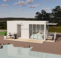 China 20ft Steel Frame Galvanized Steel Bending 180g Bathroom Container House Movable Prefabricated House for Products for sale