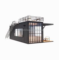 China Aluminum Alloy Windows Prefabricated Shipping Mobile Coffee Shop Container Bar Shops for Customizable Layout for sale