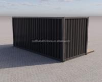 China Easy Installation 20ft Prefab Shipping Container Home Houses with Bathroom and Wall 50/75/100mm Wave Sandwich Panel for sale