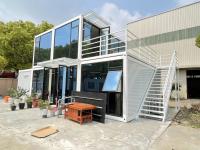 China Modern Design Luxury Prefabricated Flat Pack Container Hotel Kitchens with 50/75/100mm Wave Sandwich Panel Walls for sale