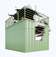 China Galvanized Steel Bending 20ft Prefabricated Container for Customized Color Restaurant Cafe Coffee Shop Bar for sale