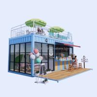 China Hotel Modern Design 20ft or 40ft Prefabricated Container Coffee Shop and Bar for Hotel for sale