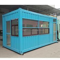 China Convenience Store Kiosk Booth in Flat Pack Container for Fast-food Restaurant and Coffee Shop Log Design for sale