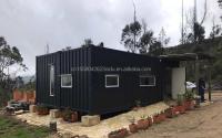 China Aluminum Alloy Windows and Modern Design Style within 20ft Luxury 2-Bedroom Prefabricated Container Resort Hotel for sale