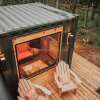 China Spacious 20 Foot Modular Luxury Prefabricated Mobile Residential Flat Package Garden Container Bedroom for Family House for sale